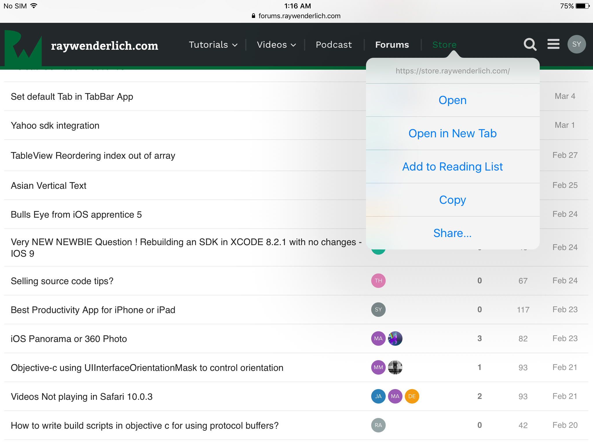 Creating pop up menu in iOS - iOS - RWForums Creating pop up menu in iOS - iOS - RWForums